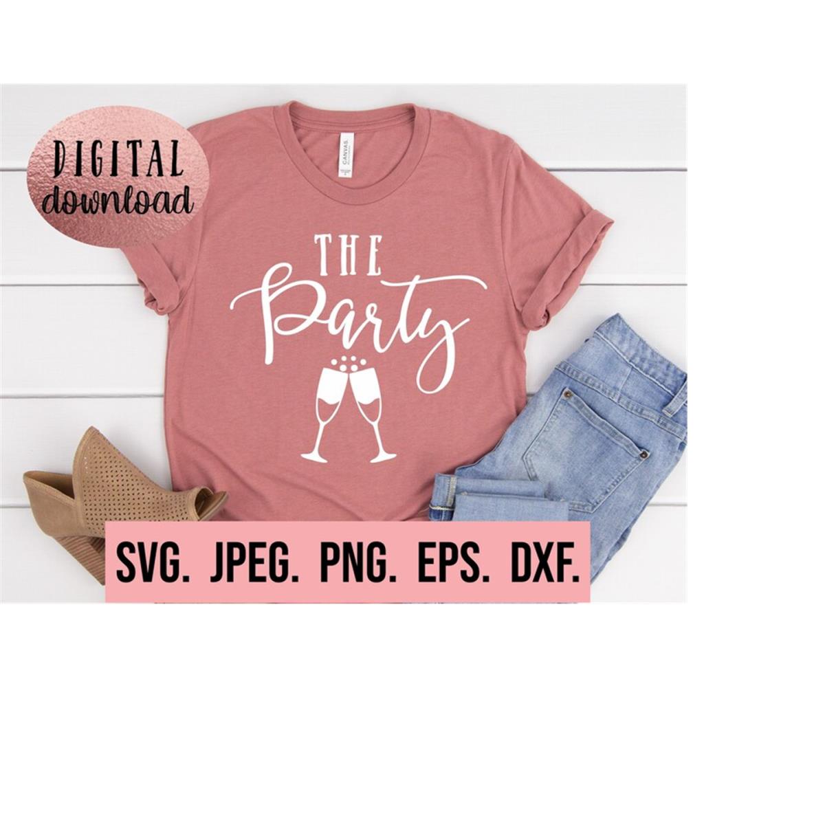 The Party SVG - Instant Download - Cricut Cut File - Bachelo | Inspire ...