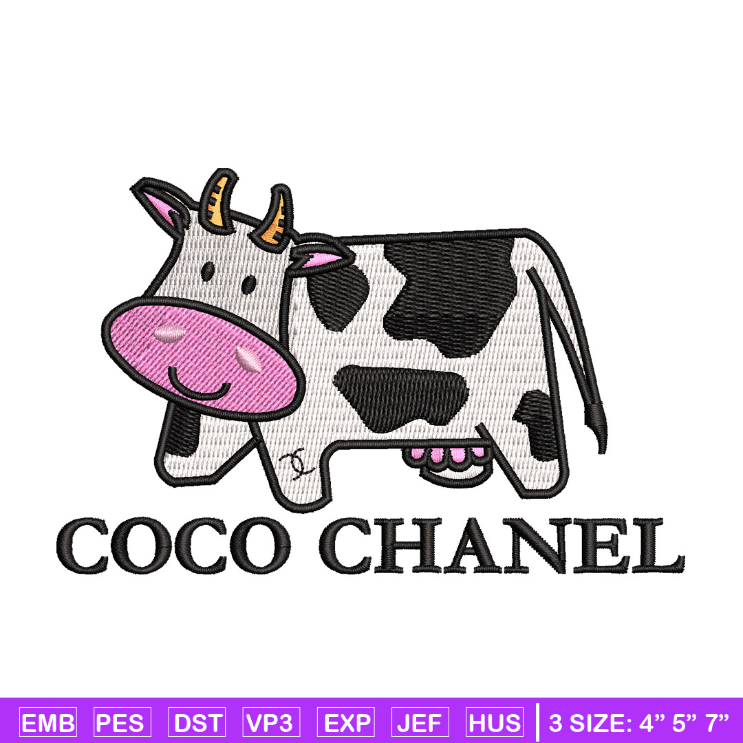 Coco chanel embroidery design, Logo embroidery, Embroidery f - Inspire ...
