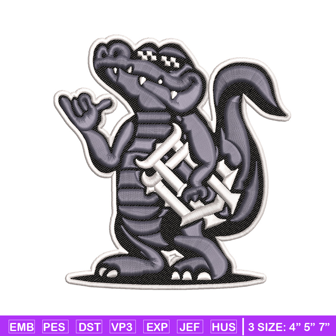 Crocodile rock embroidery design, Crocodile embroidery, Emb - Inspire ...