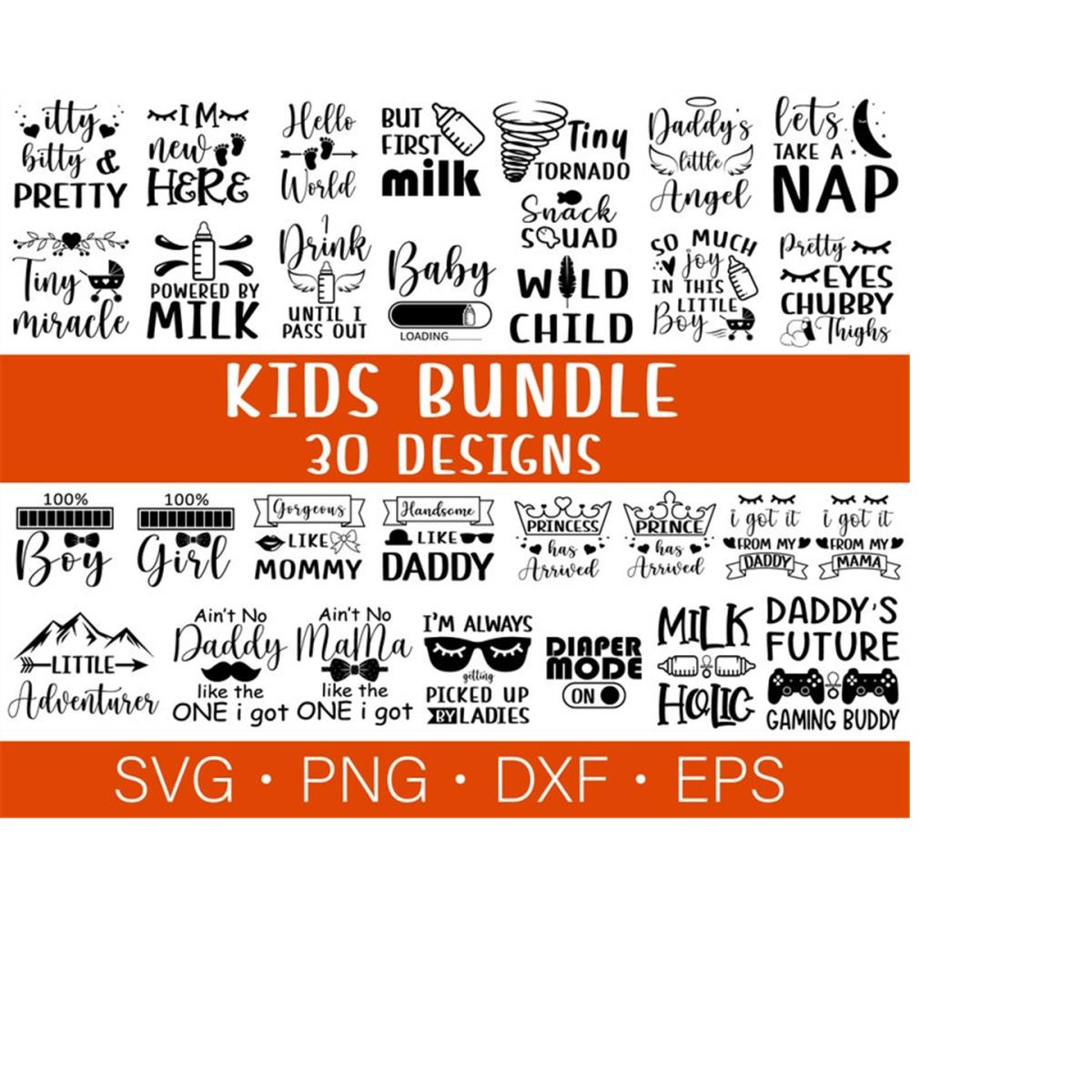 Kids SVG Bundle, Cool Kid Svg, Toddler Svg, Funny Kids SVG, | Inspire ...