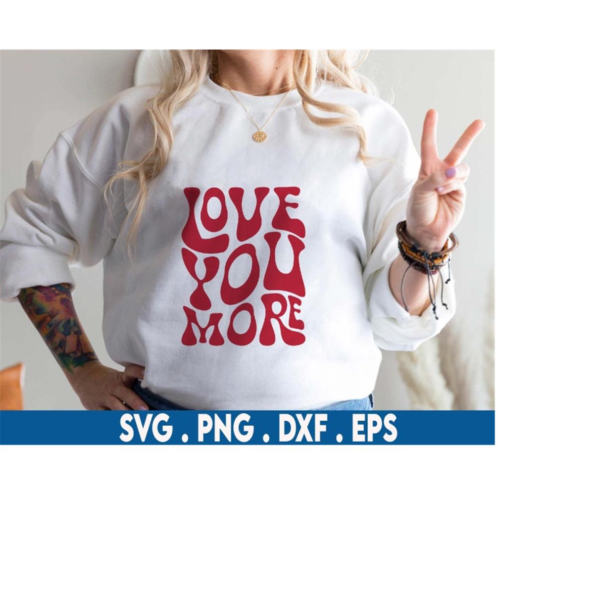 Love You More Svg, Love Women Svg, Positive Quotes, Wavy Sta | Inspire ...