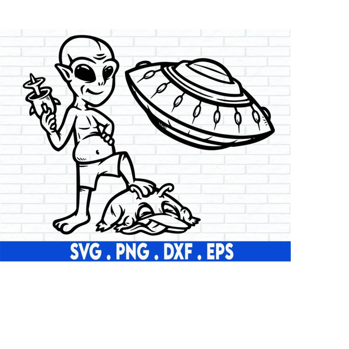 Alien SVG, Funny Alien Shirt SVG, Ufo SVG, Space Svg, Bigfoo | Inspire ...