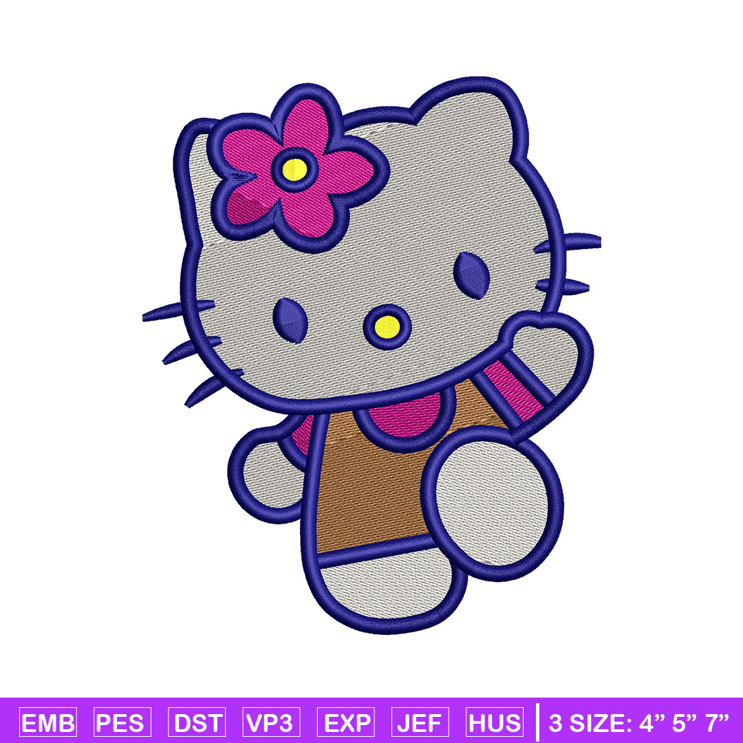 Hello kitty embroidery design, Kitty embroidery, Embroidery - Inspire ...