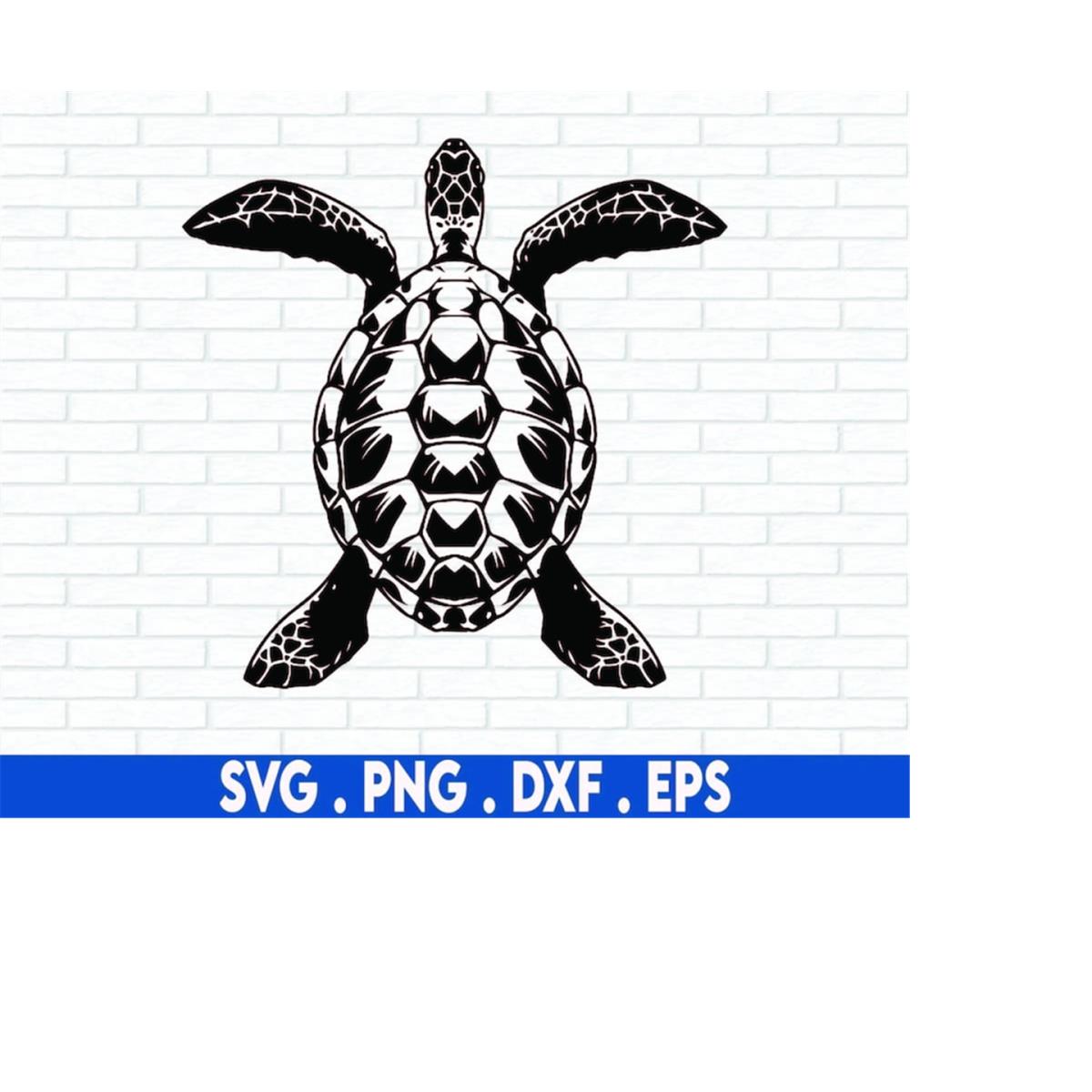 Sea Turtle Silhouette SVG, Svg Files For Cricut, Sublimation | Inspire ...