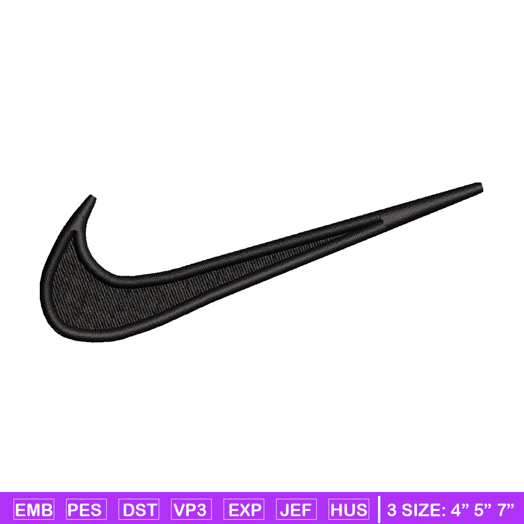 Nike black embroidery design, Nike embroidery, Nike design, | Inspire ...