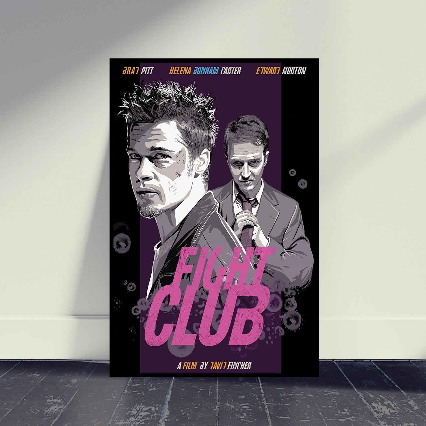 Fight Club Movie Poster Wall Art, Room Decor, Home Decor, Ar | Inspire ...
