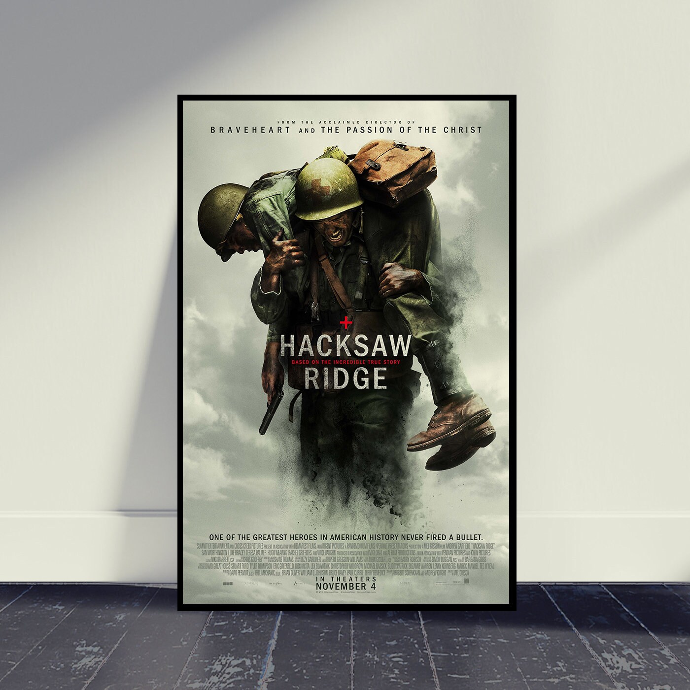 Hacksaw Ridge Movie Poster, Wall Art, Room Decor, Home Decor - Inspire ...