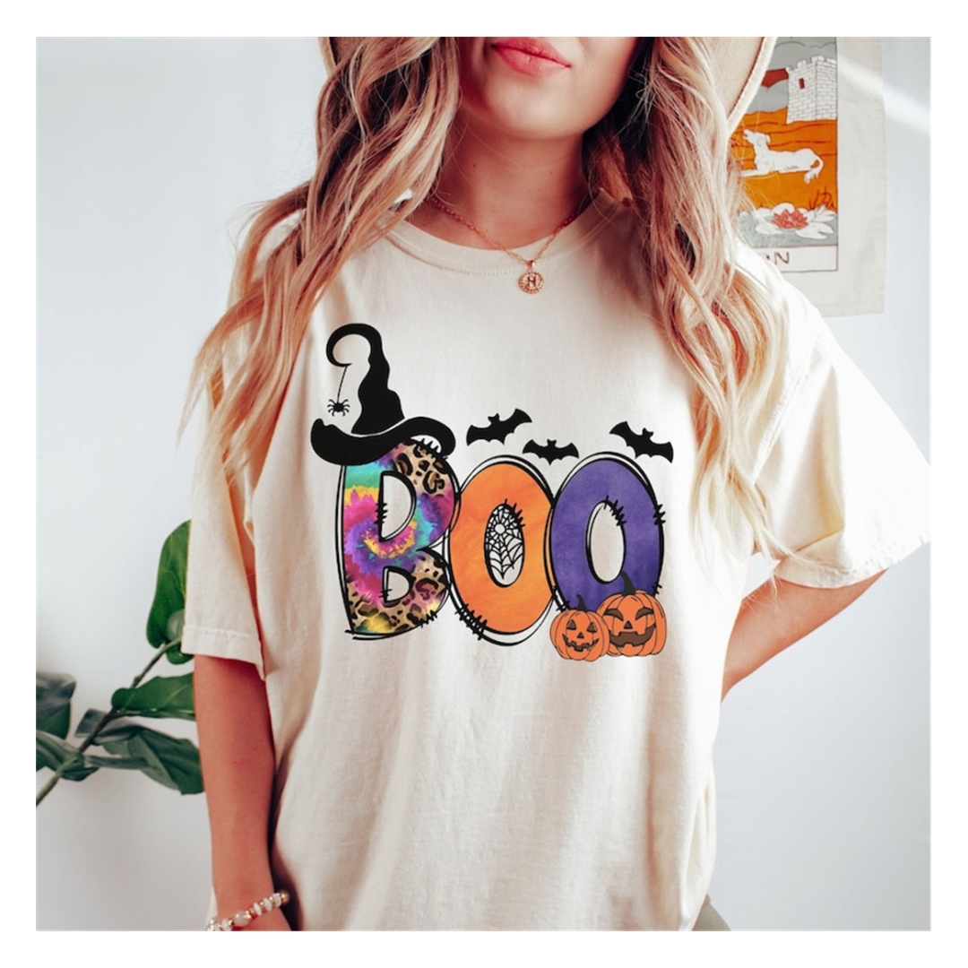 Hallowen Boo Png Sublimation Design, Pumpkin Clipart,Boo Hal | Inspire ...