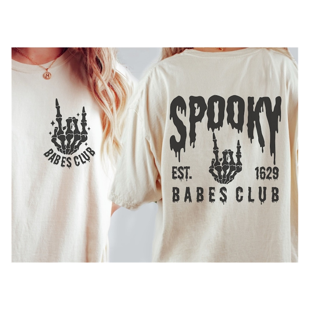 Spooky Babes Club Svg, Halloween SVG for Shirt, Salem SVG, W | Inspire ...