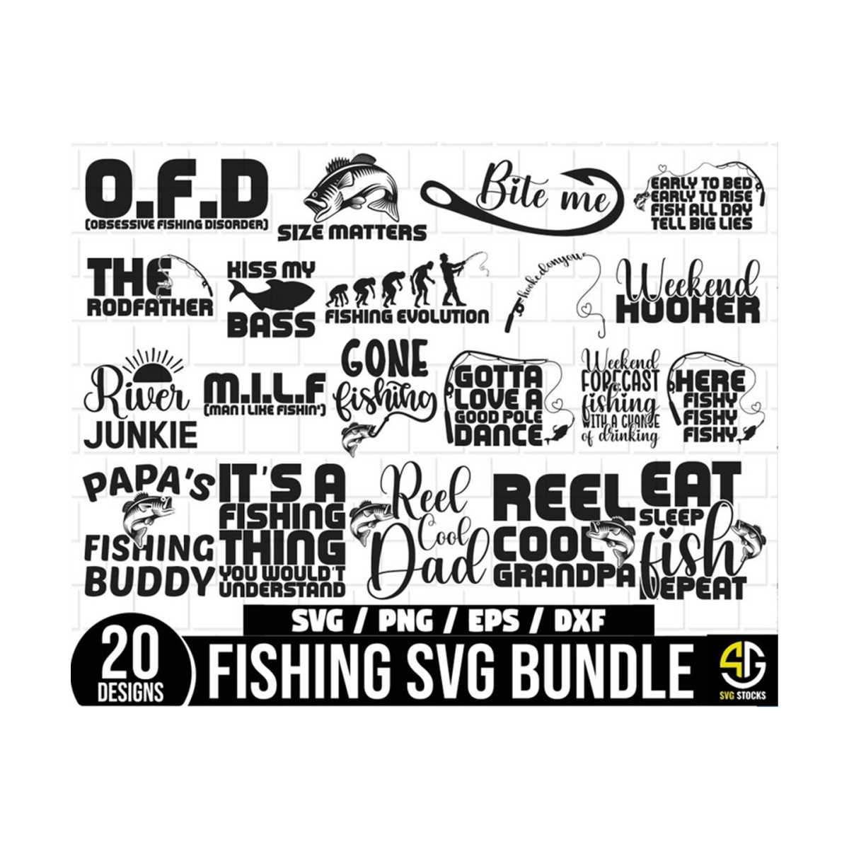 Fishing SVG Bundle, Fishing Svg, Fishing Svg for Cricut, Fis | Inspire ...