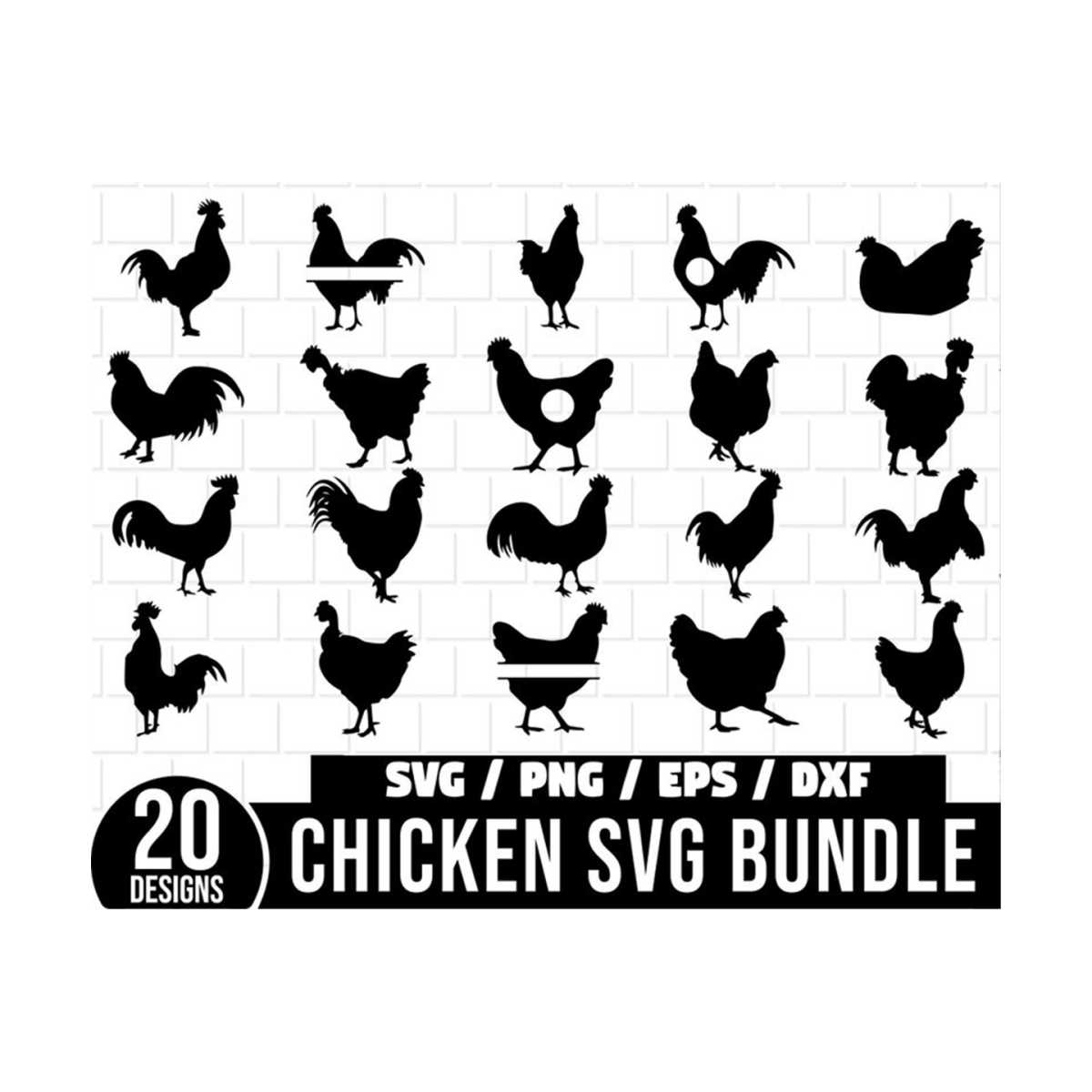 Chicken svg bundle, chicken svg, rooster svg, chicken svg fu | Inspire ...