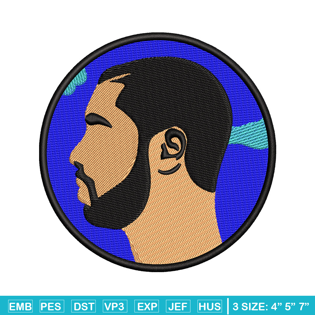 Drake circle embroidery design, Drake embroidery, Embroidery | Inspire ...