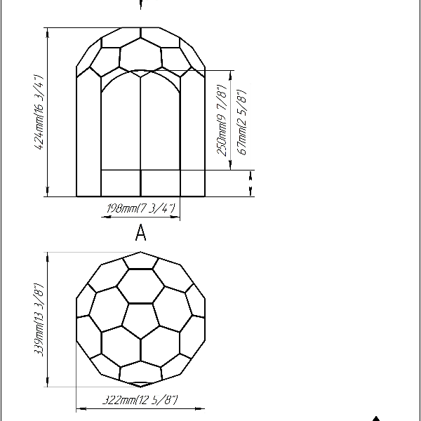 Project 567. Stained glass printable pattern. Brillant3d | Inspire Uplift