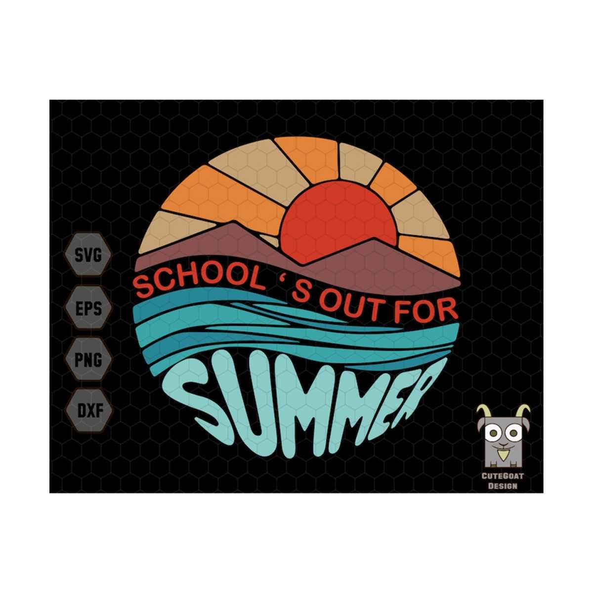 Schools Out For Summer Svg, Happy Last Day Of School Svg, En | Inspire ...