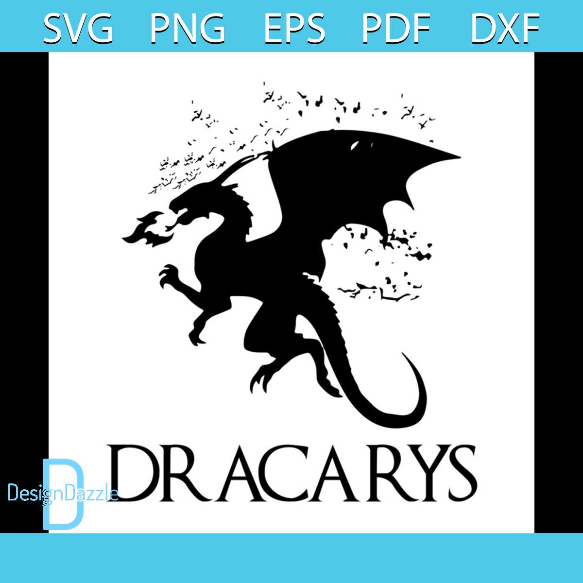 Dracarys Dragon Shirt Svg, Game Of Thrones Shirt Svg, Dragon | Inspire Uplift