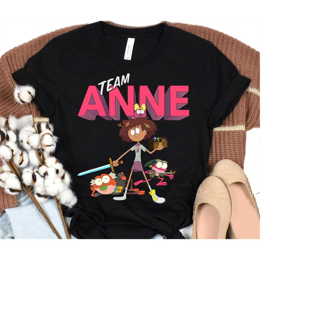 Disney Channel Amphibia Team Anne T-Shirt, Amphibia Shirt, D | Inspire ...