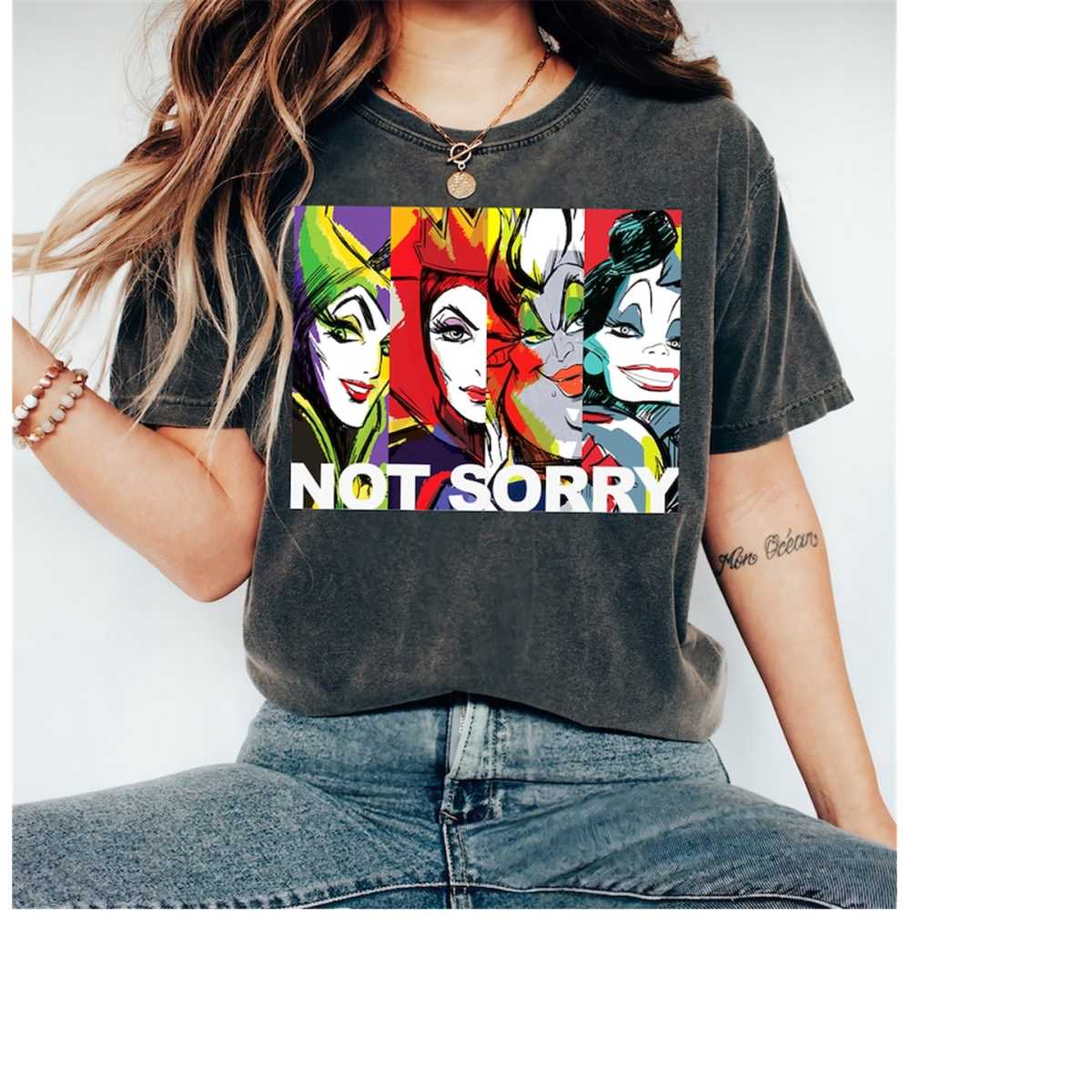 Disney Villains Baddies Ursula Cruella Evil Queen Not Sorry | Inspire ...