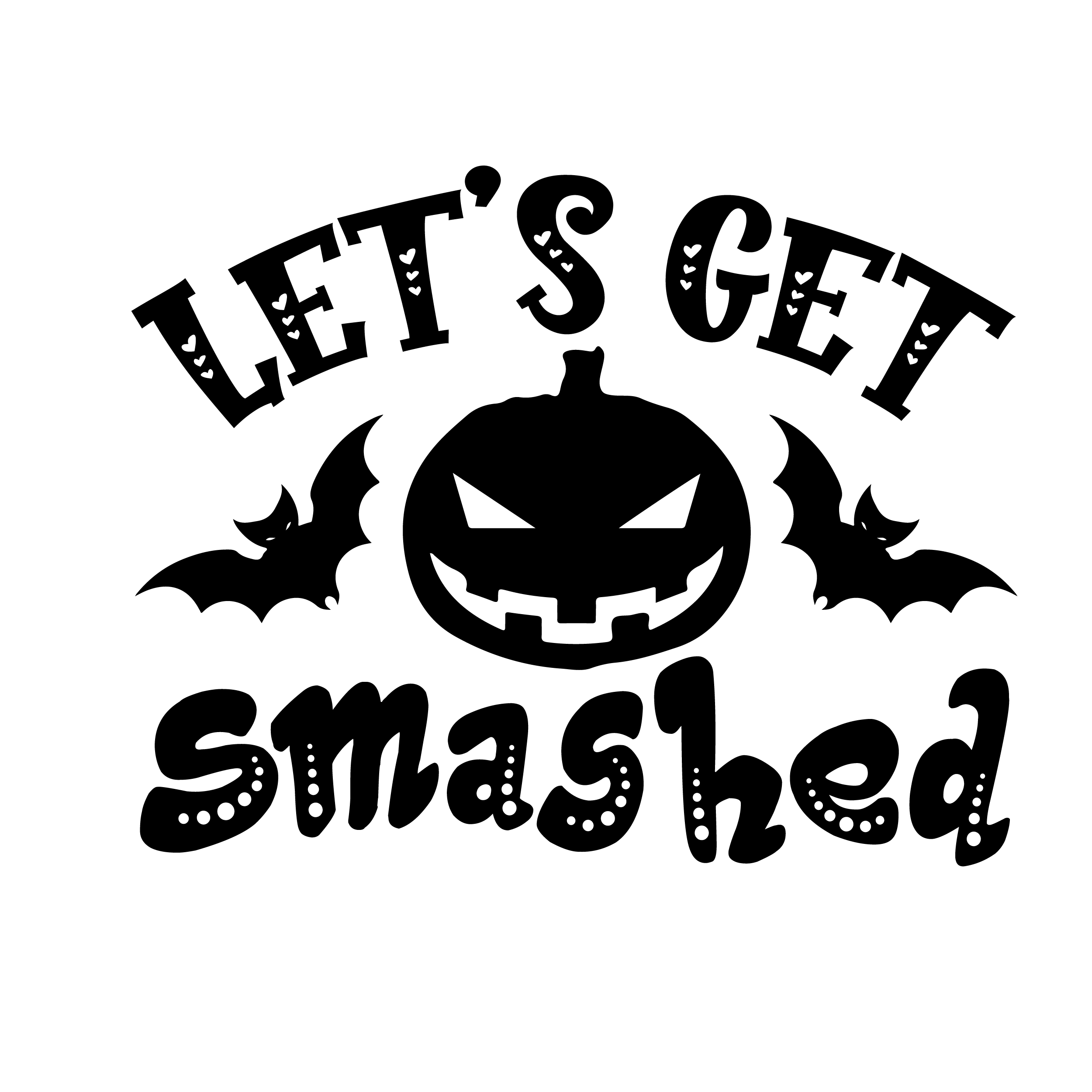 Let's get smashed Png, Halloween Png, Halloween silhouettes, | Inspire ...