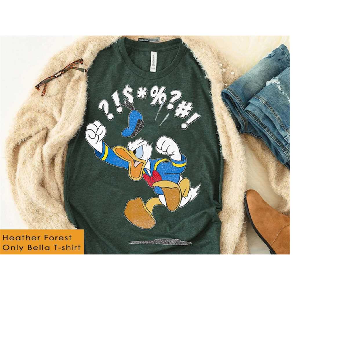 Disney Mickey And Friends Donald Angry Jump Shirt Disneyland | Inspire ...