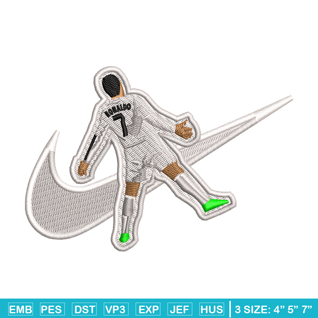Nike ronaldo embroidery design, Ronaldo embroidery, Nike des | Inspire ...