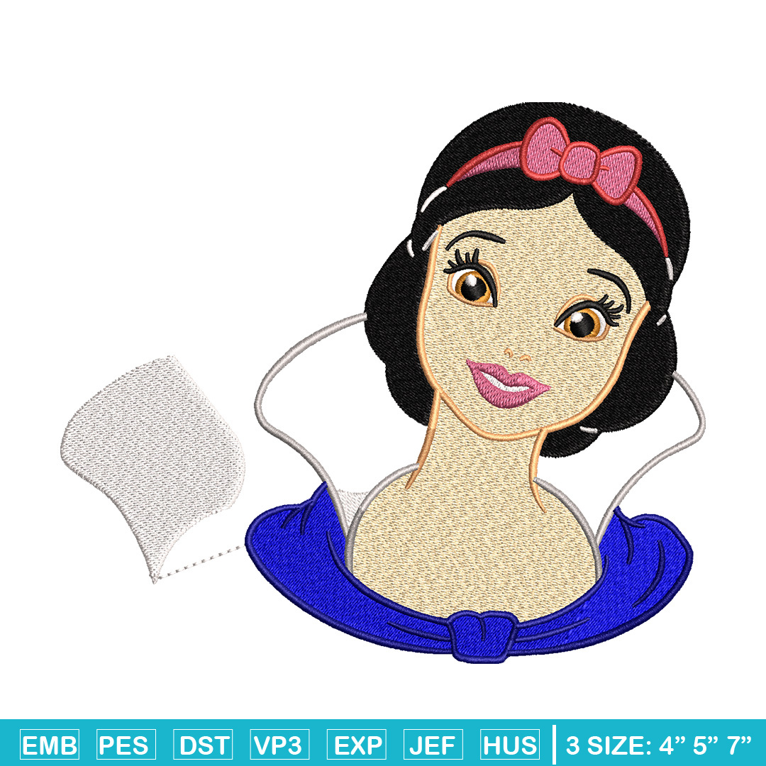 Snow white embroidery design, Disney embroidery, Emb design, | Inspire ...