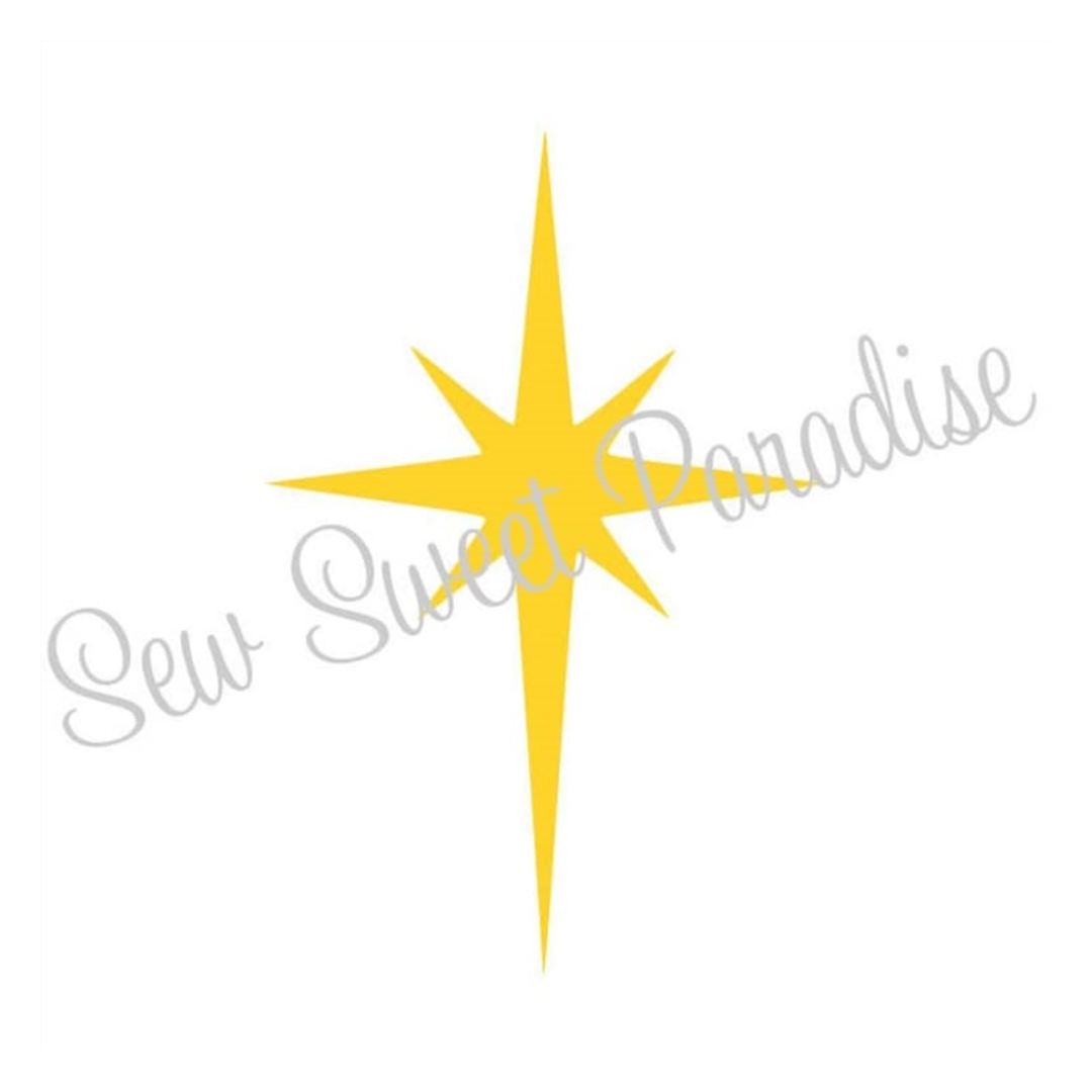 Star SVG, Christmas Star SVG, Star of Bethlehem SVG, Digital | Inspire ...