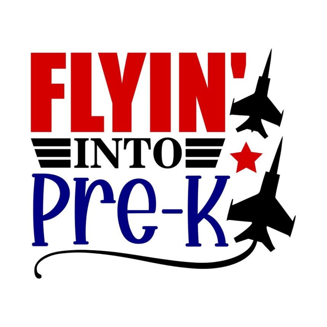 Pre-K SVG, Flyin' into Pre-K SVG, Pre-K Jet Plane Shirt SVG, | Inspire ...
