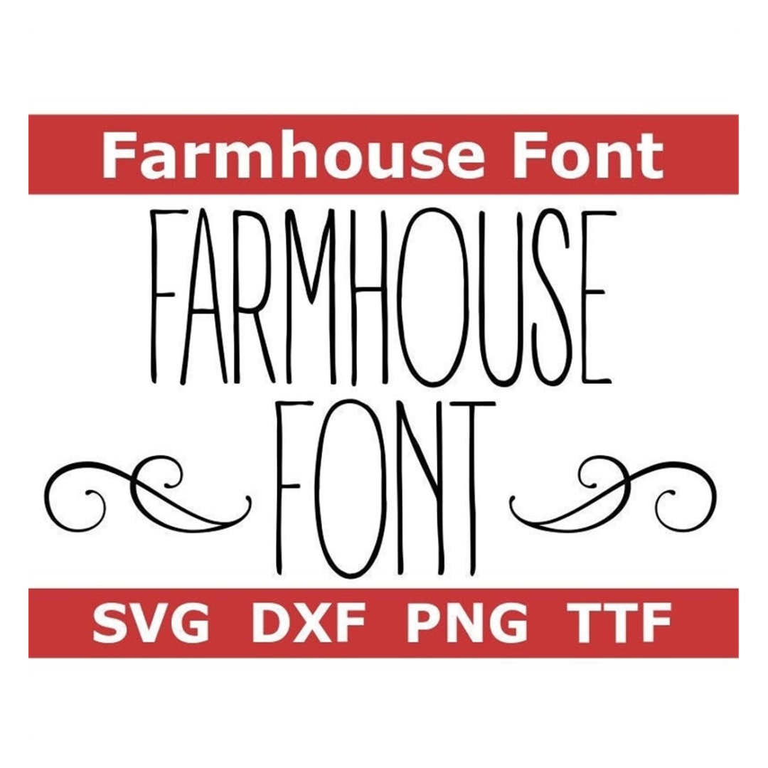 Farmhouse Font SVG TTF, Farmhouse Alphabet, Farm Font, Skin | Inspire ...