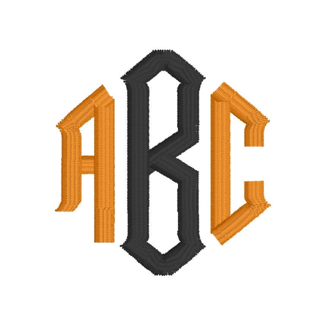 Embroidery Diamond Monogram, MACHINE EMBROIDERY, Monogram Al | Inspire ...