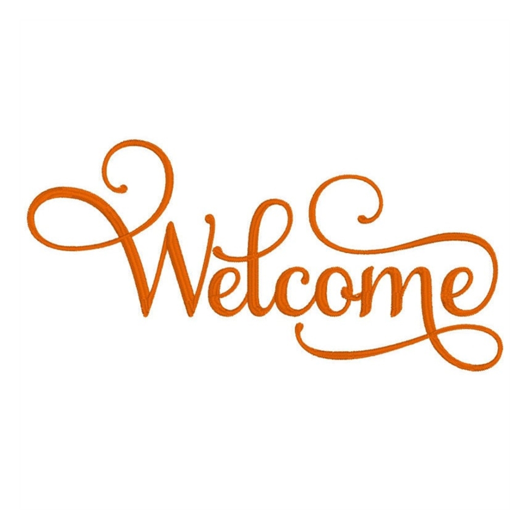 Welcome Embroidery Design, MACHINE EMBROIDERY, Thanksgiving | Inspire ...