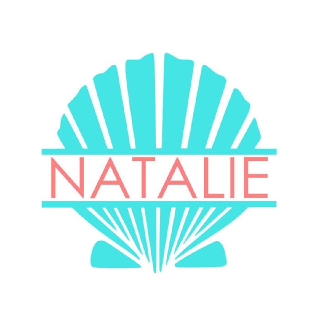 Seashell SVG, Seashell Name Frame SVG, Sea Shell SVG, Digita | Inspire ...