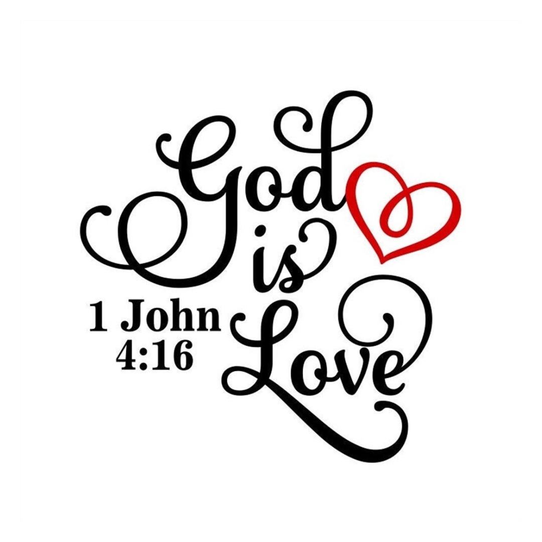 God is Love SVG, Inspirational Sign PNG, Digital Download, C | Inspire ...