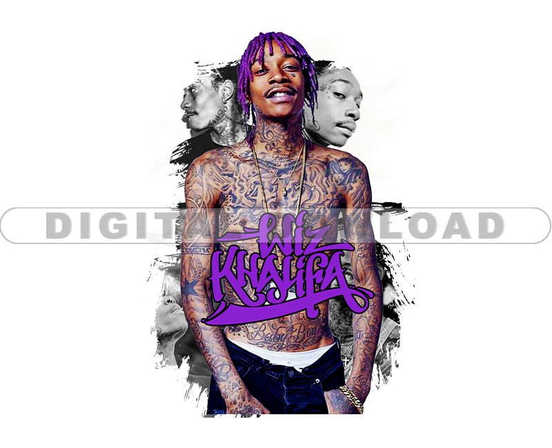 Wiz Khalifa Png, Tshirt Design Bundle, Rapper svg, Hiphop SV | Inspire ...