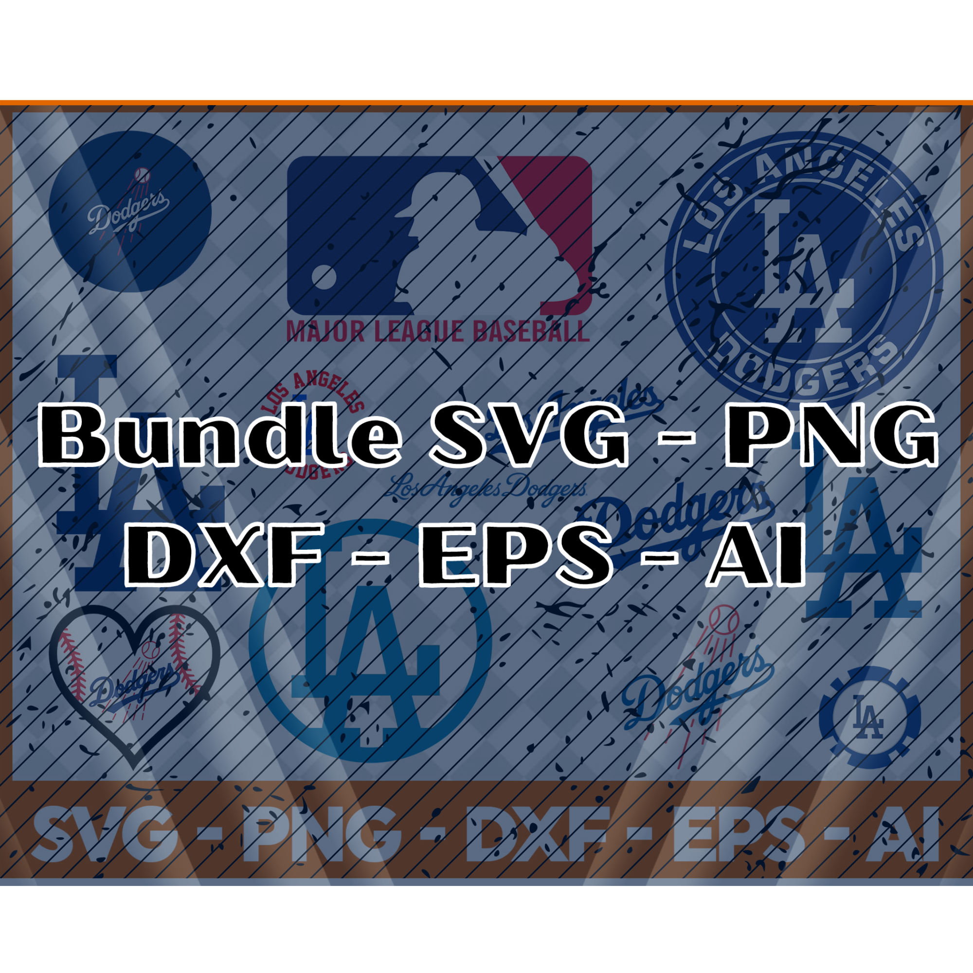 LosAngeles Dodgers Svg, Baseball Team, M--L--B Svg, Png, Dxf | Inspire ...