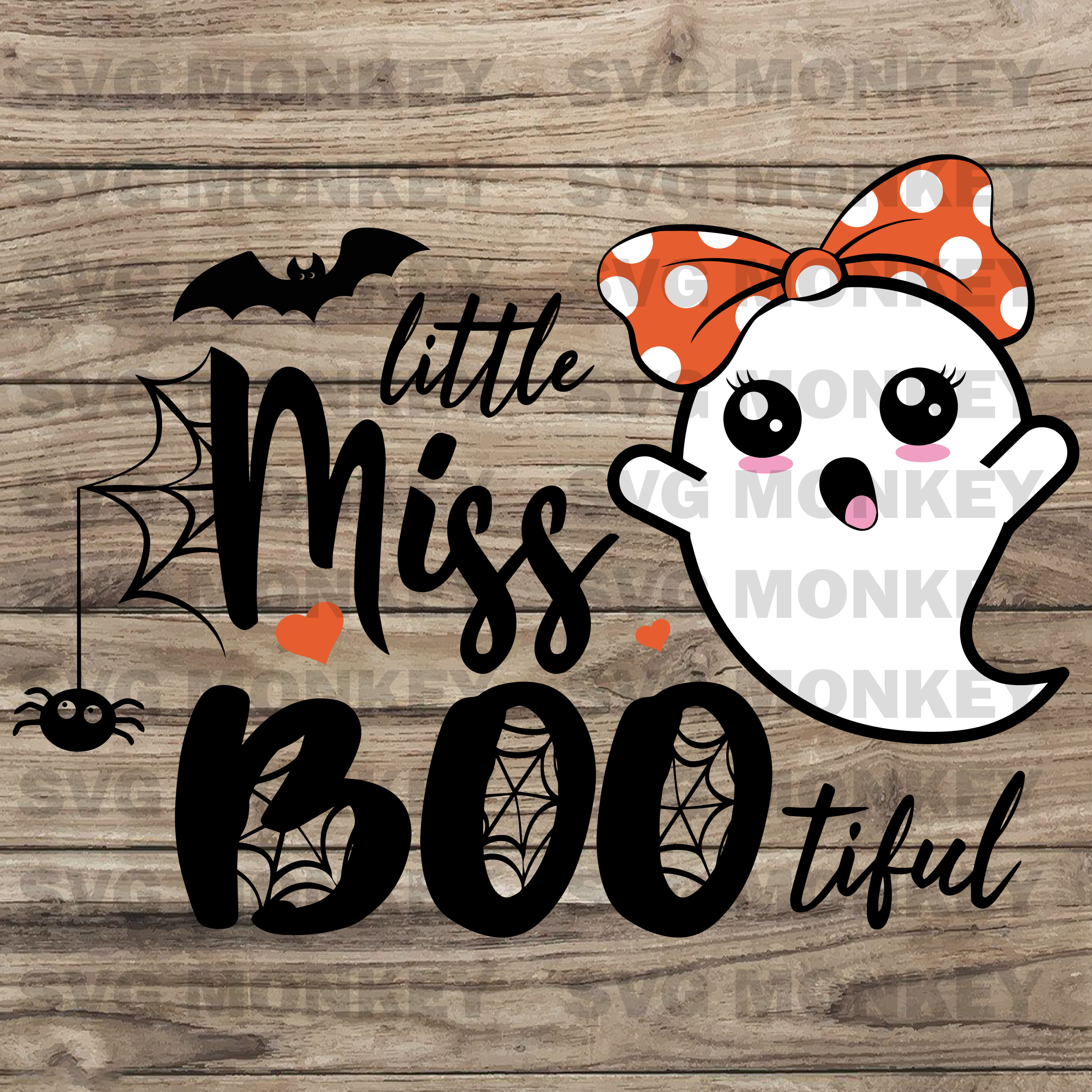 Little miss bootiful SVG, Halloween png, Bootiful SVG, ghost | Inspire ...