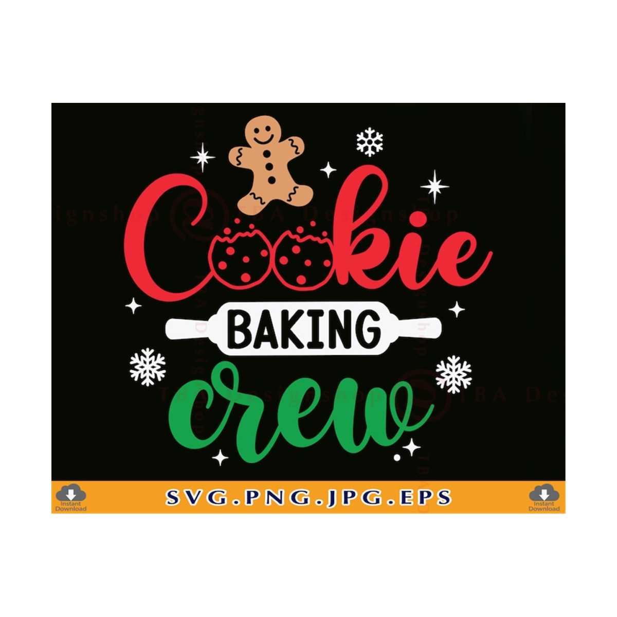 Cookie Baking Crew SVG, Gingerbread SVG, Christmas Apron Svg | Inspire ...