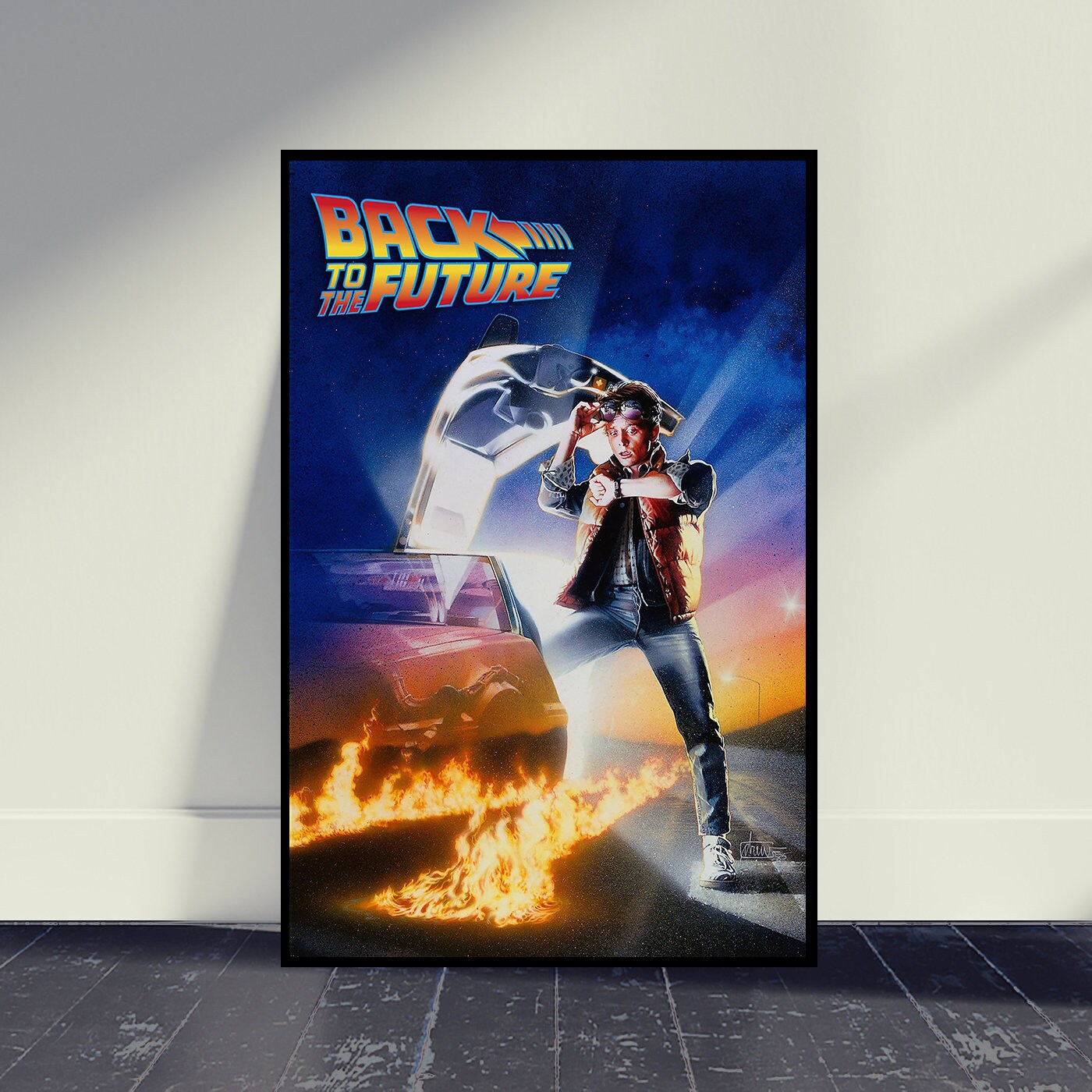 Back to the Future 1985 Movie Poster Print, Wall Art, Room D | Inspire ...