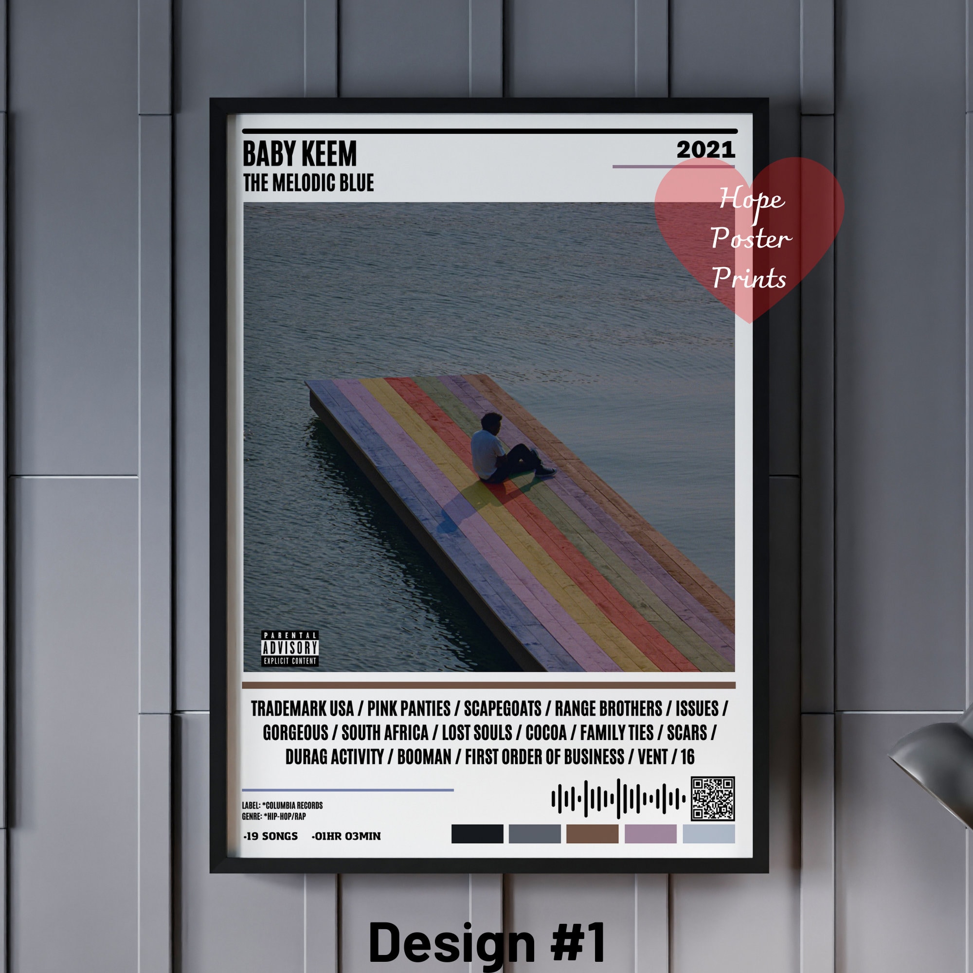 Baby Keem Poster, Baby Keem The Melodic Blue Album Poster, B | Inspire ...