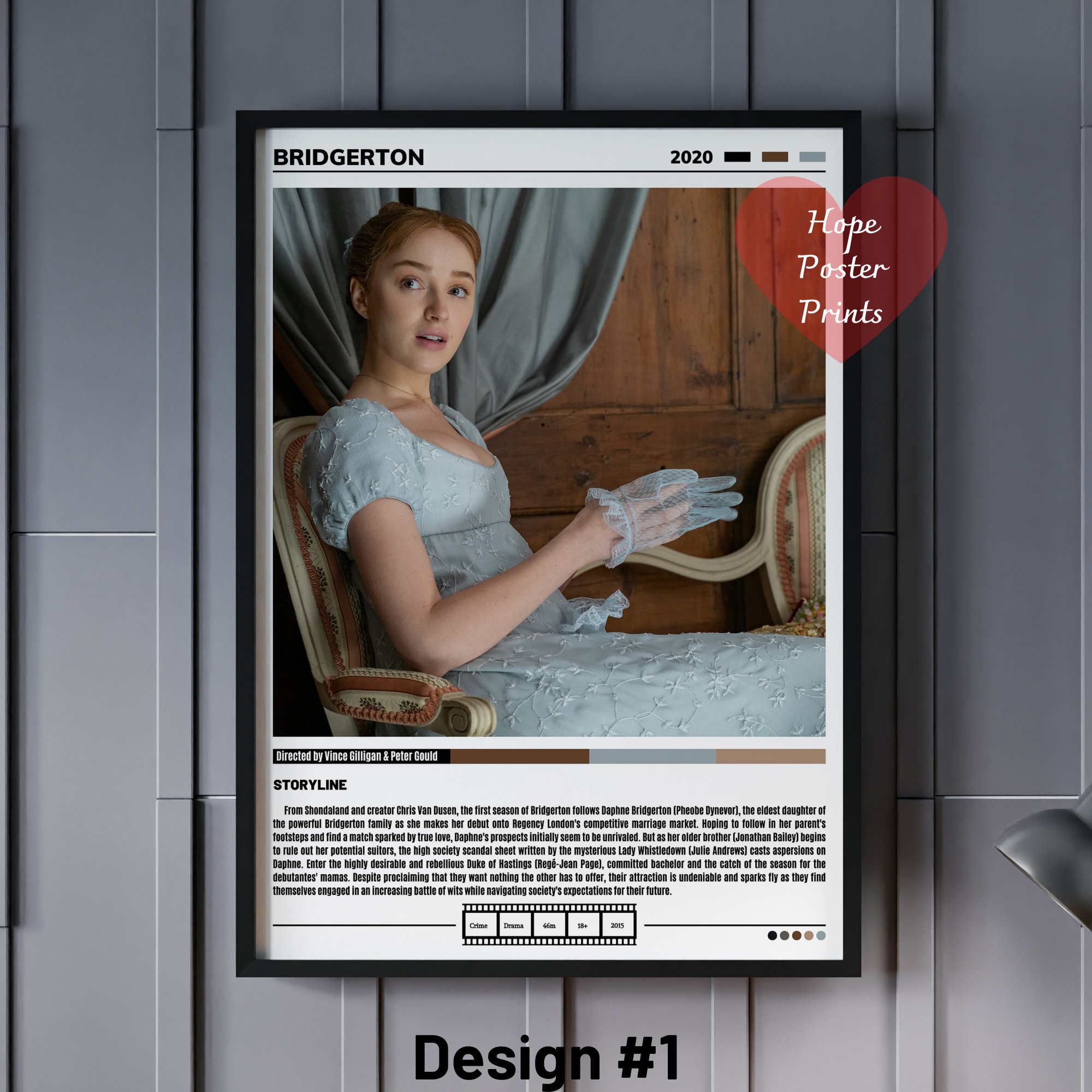 Bridgerton Poster, Bridgerton 4 Different Posters, Bridgerto | Inspire ...