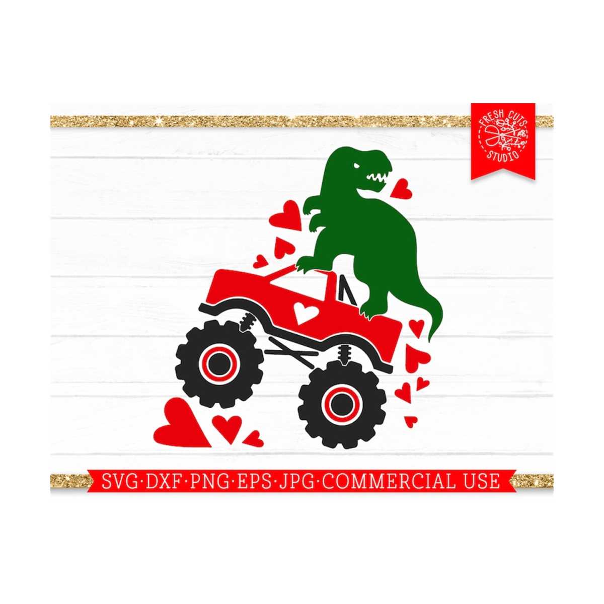 Valentine Dinosaur SVG T Rex Valentine's Day Design, Kids Va | Inspire ...