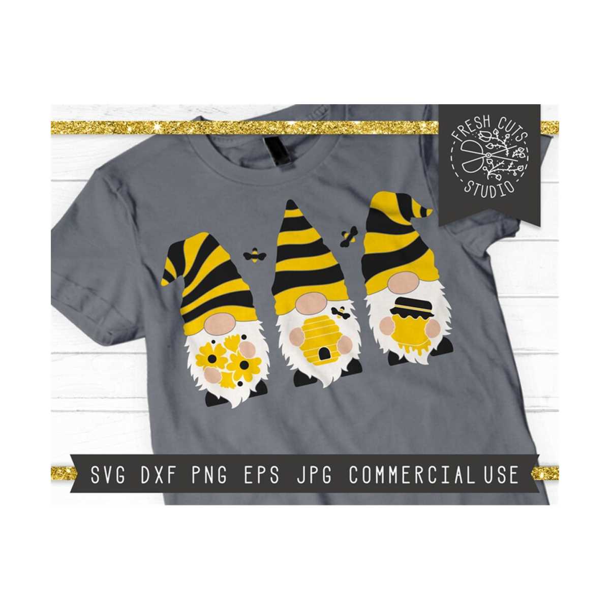 Bee Gnomes SVG, Bee Gnome Svg, Bumble Bee SVG Cut Files for | Inspire ...