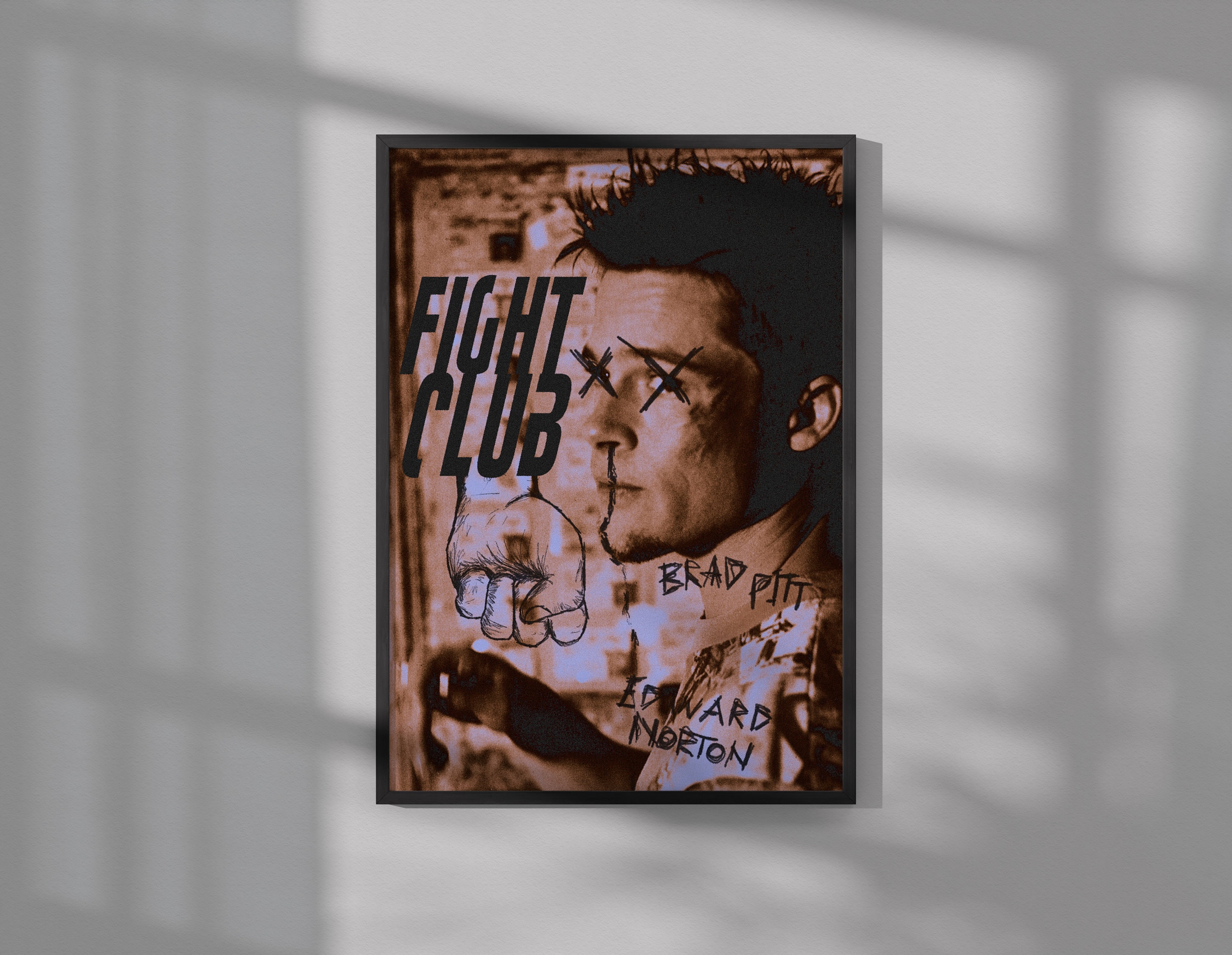 Fight Club Poster Film Poster Wall Art Wall Decor - Inspire Uplift