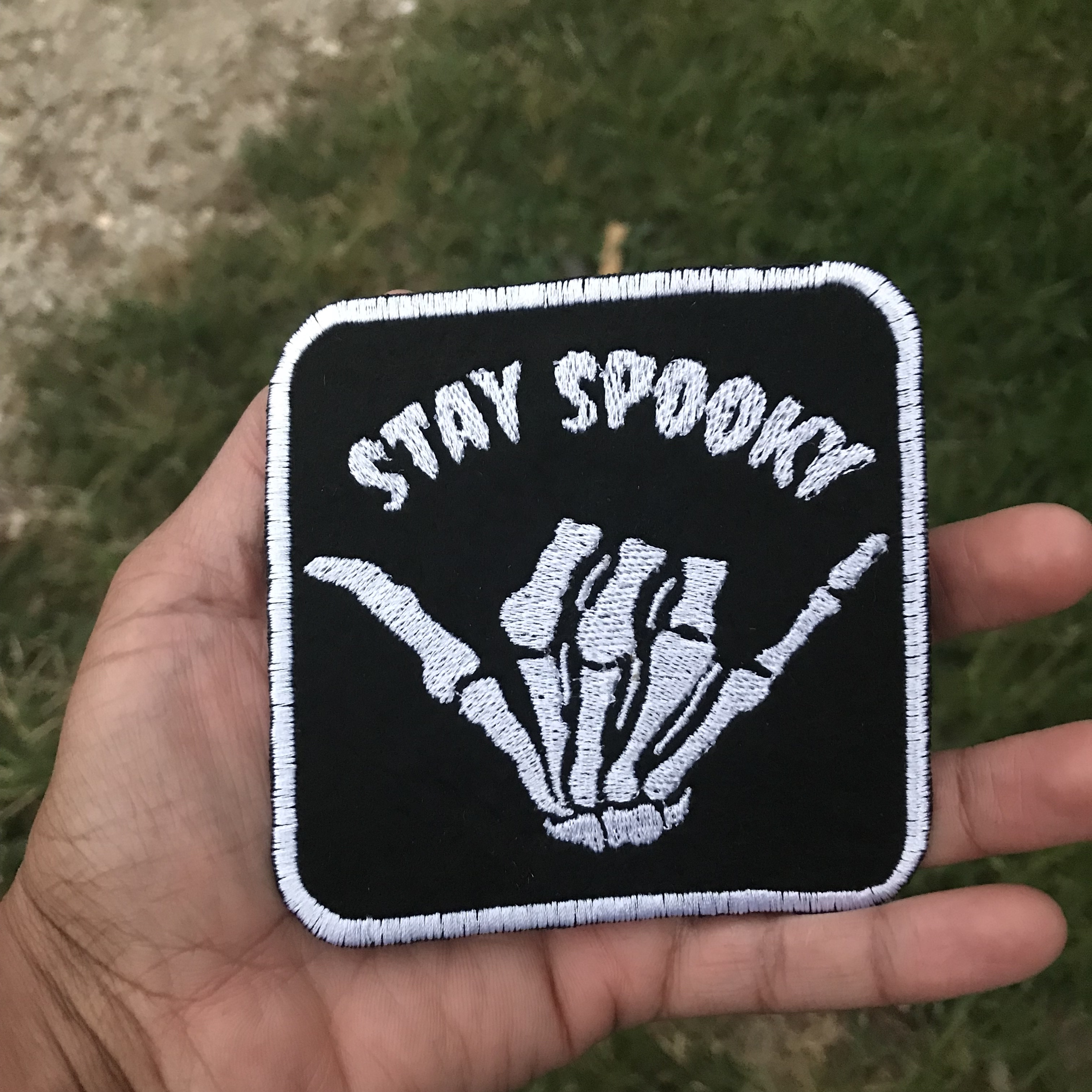 Stay spooky iron on patch | Halloween iron on patch | Inspire Uplift