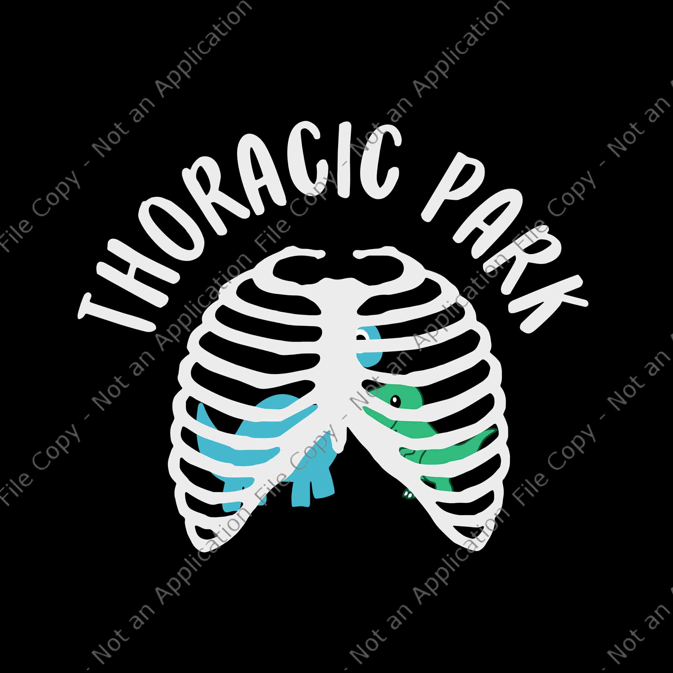 Thoracic Park Funny Dinosaur Nurse Squad Nursing Student Svg | Inspire ...
