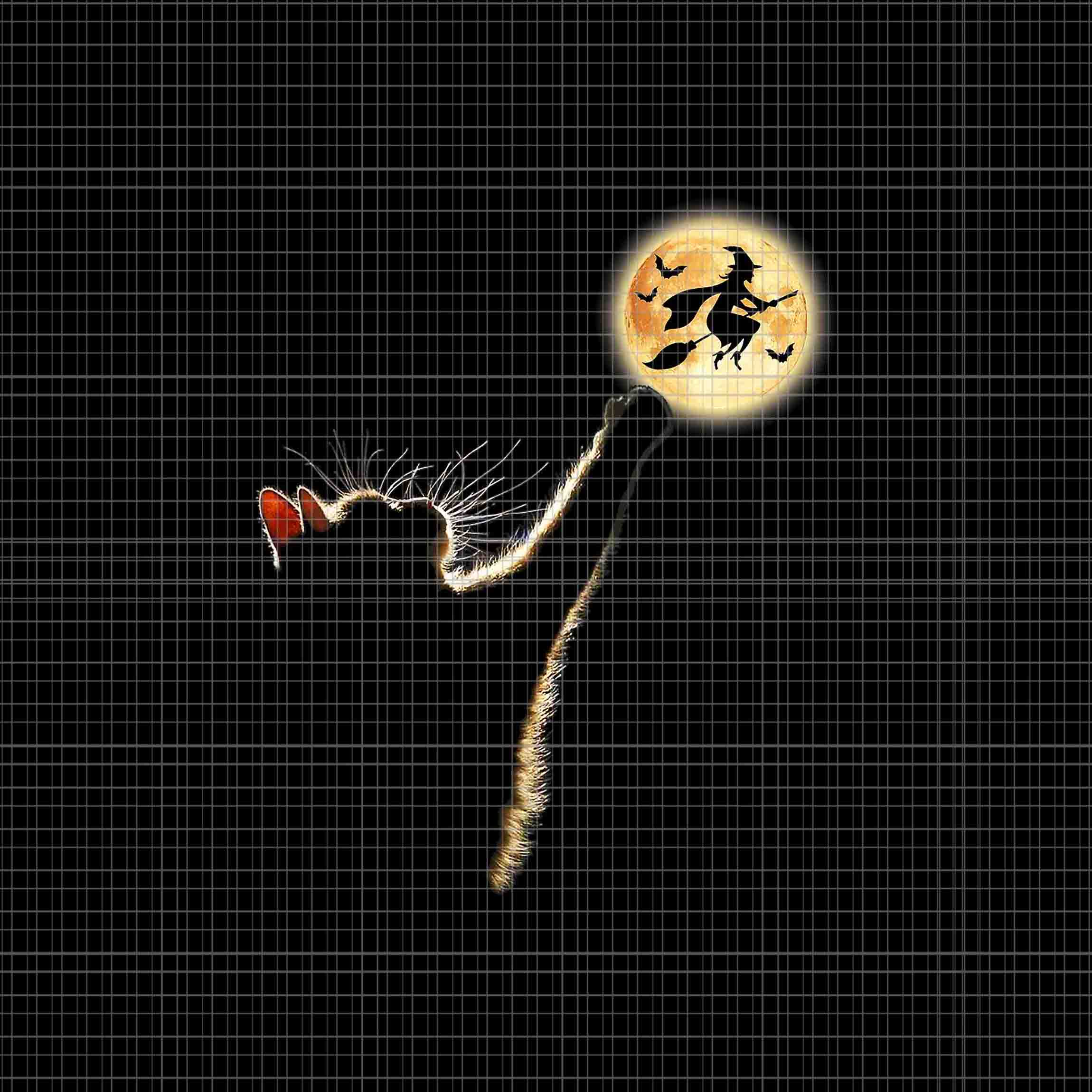 Cat Catching The Moon Png, Funny Cat Halloween Png, Cat Moon - Inspire ...