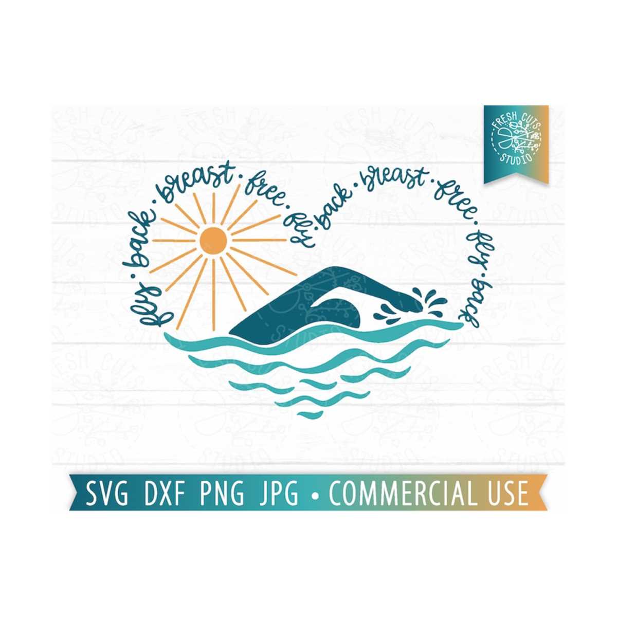 Swim SVG Heart Cut File, Swim Mom svg, Swimming svg, Fly Bac | Inspire ...