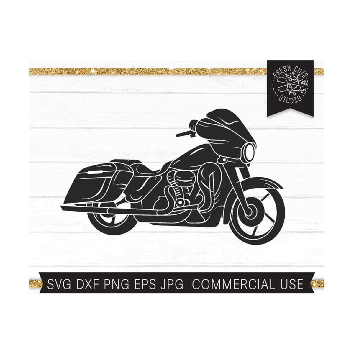 Motorcycle SVG File, Motorcycle Cut File, Motorcycle Clipart | Inspire ...
