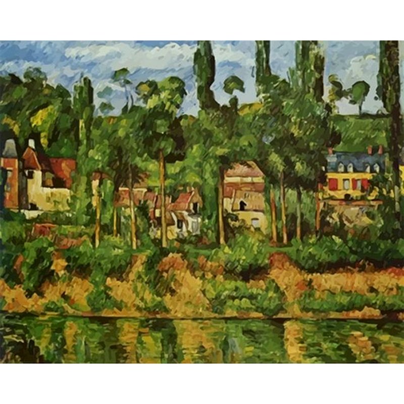 The Chateau de Medan by Paul Cezanne 1880 - Famous Paintings | Inspire ...