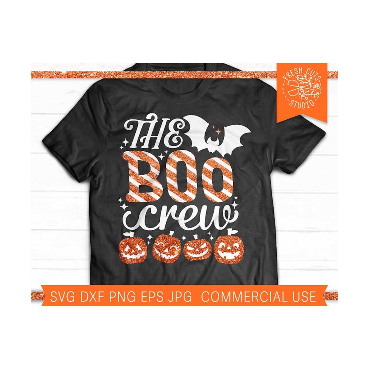 Halloween SVG Boo Crew SVG Cut File for Cricut Silhouette, T | Inspire ...