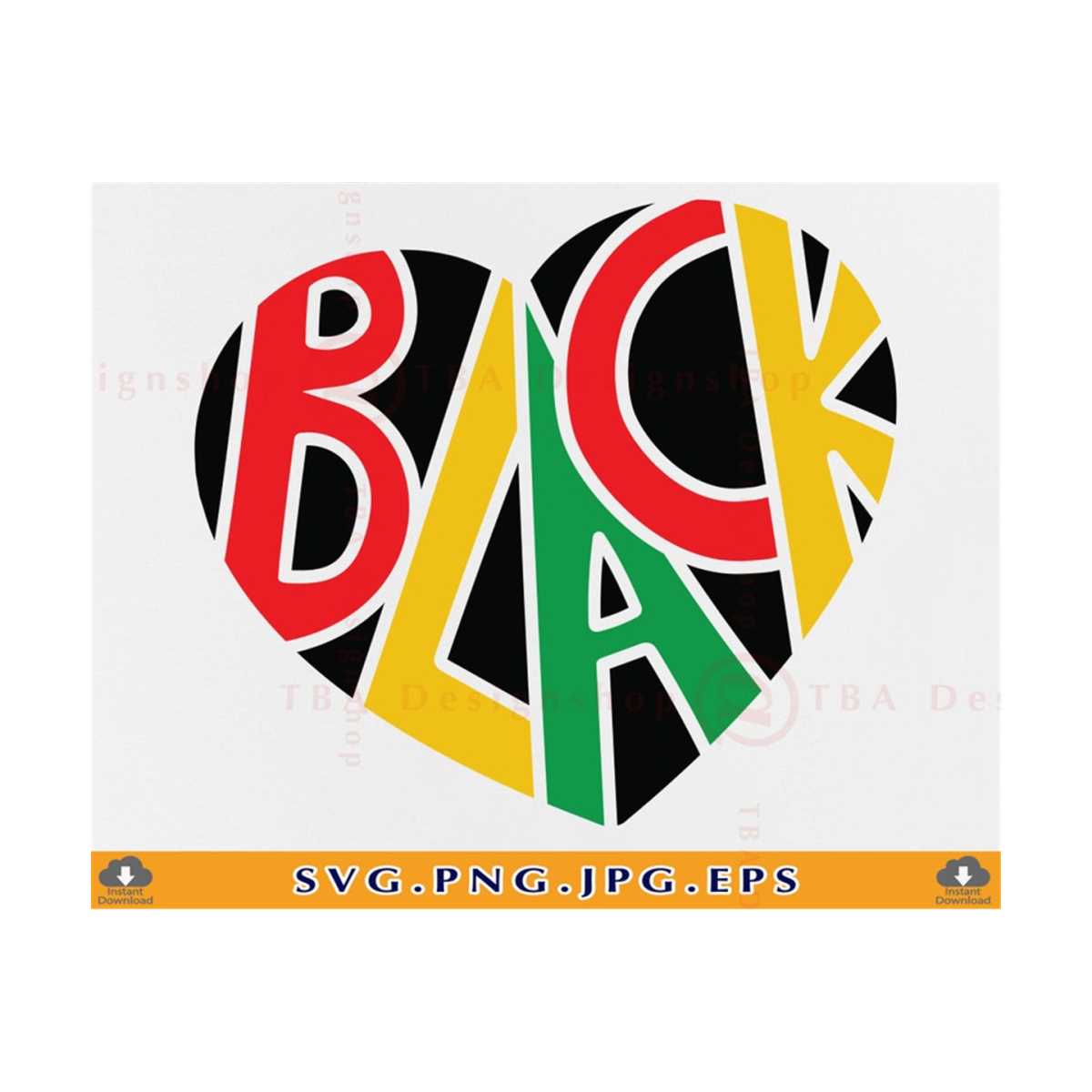 Black Heart SVG, Black History SVG, African American Shirt S - Inspire ...